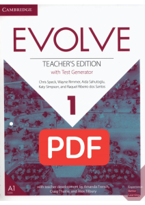 دانلود PDF کتاب معلم Evolve 1