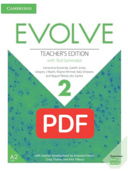 دانلود PDF پاسخنامه و کتاب معلم Evolve 3